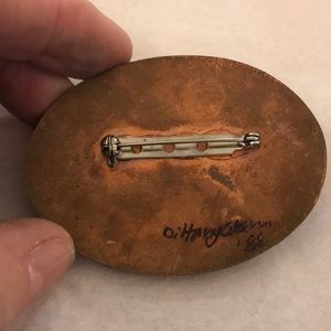 Handmade | Jewelry | Vintage Handmade Copper Pin | Poshmark